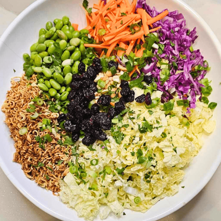 Crunchy Delights: Asian Cabbage Slaw Recipe
